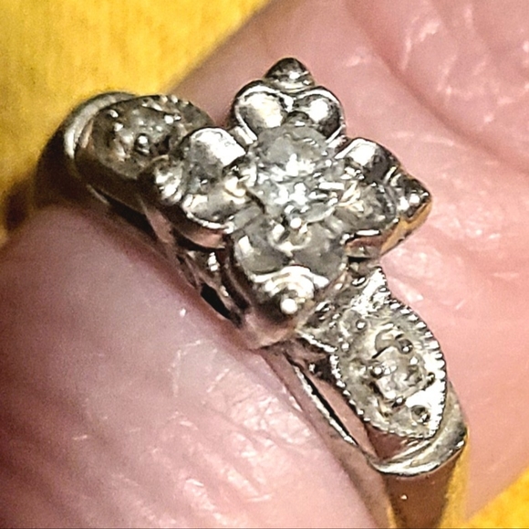 Jewelry | Vintage 14k Gold Natural Diamond Ring | Poshmark
